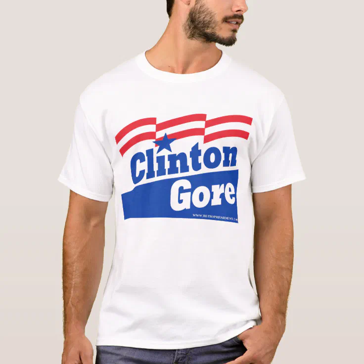 Bill Clinton-Al Gore T-Shirt | Zazzle