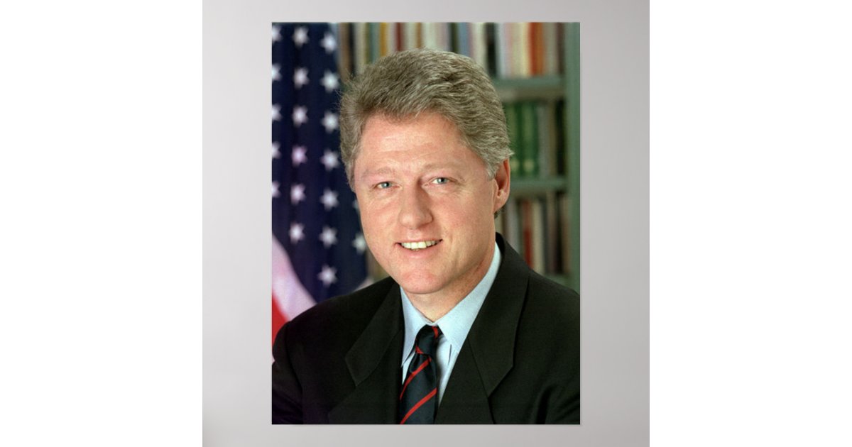 Bill Clinton Poster | Zazzle