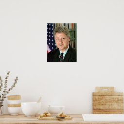 Bill Clinton Poster | Zazzle