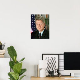 Bill Clinton Poster | Zazzle