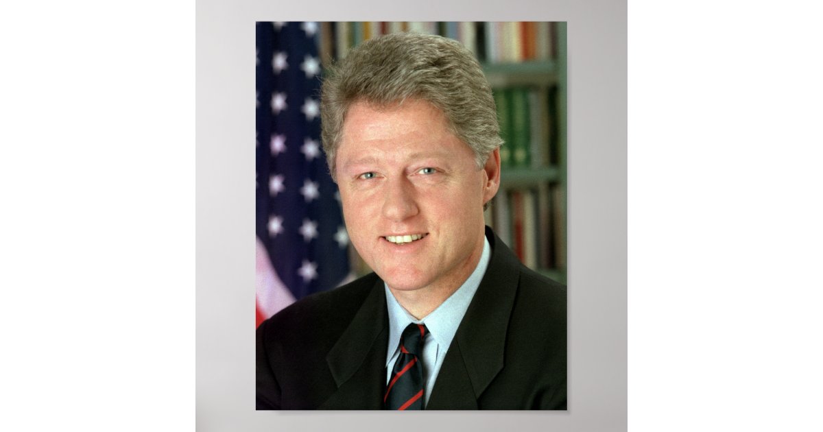 Bill Clinton Poster | Zazzle