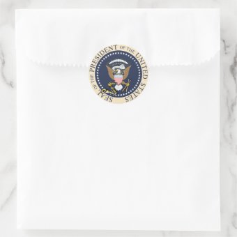 Bill Clinton : President Seal Sticker | Zazzle