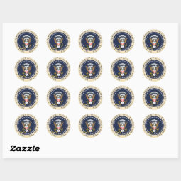 Bill Clinton : President Seal Sticker | Zazzle