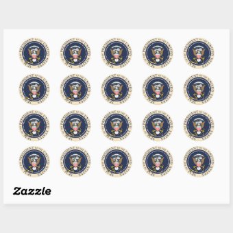 Bill Clinton : President Seal Sticker | Zazzle