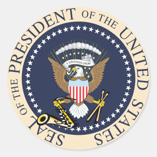 Bill Clinton : President Seal Sticker | Zazzle