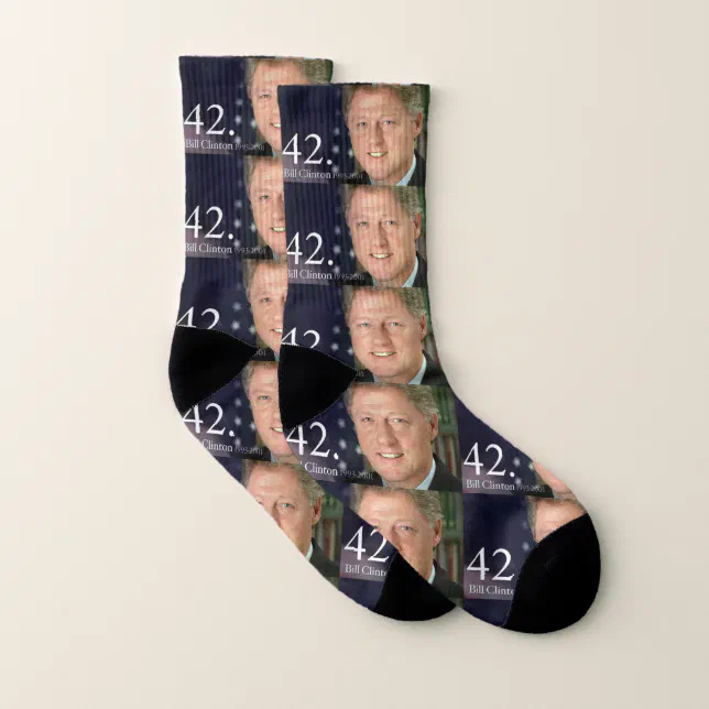 Bill Clinton Socks | Zazzle