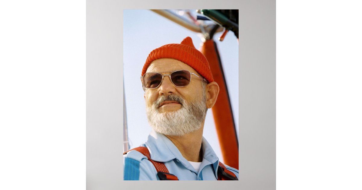 Bill Murray Life Aquatic Poster | Zazzle