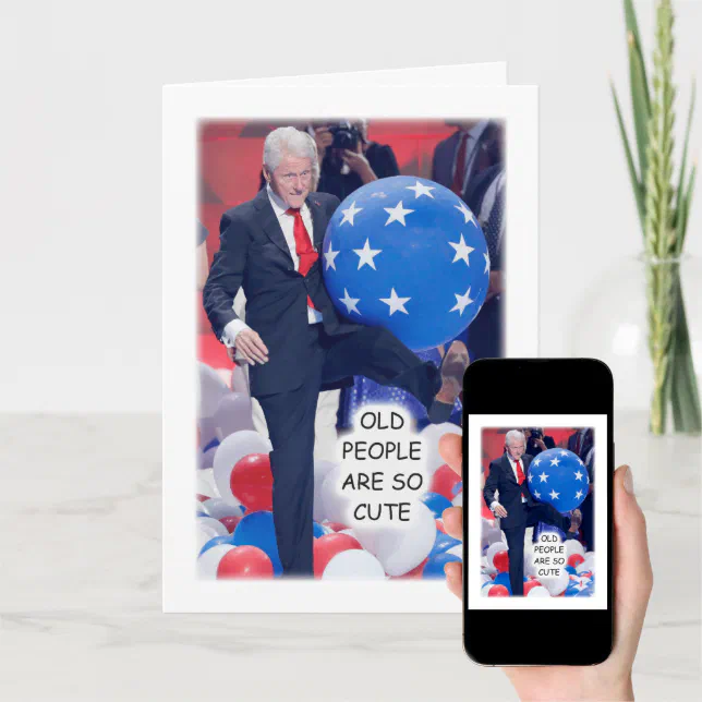 Bill with Balloon Birthday Card | Zazzle