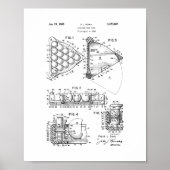 Billiard Ball Rack Patent Poster | Zazzle
