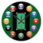 Billiard Balls Wall Clock | Zazzle.com