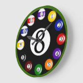 Billiard Balls Wall Clock | Zazzle
