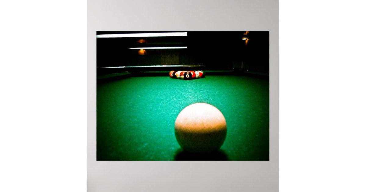 Billiards 02 Poster | Zazzle