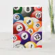 BILLIARDS BALLS COLLAGE CARD | Zazzle