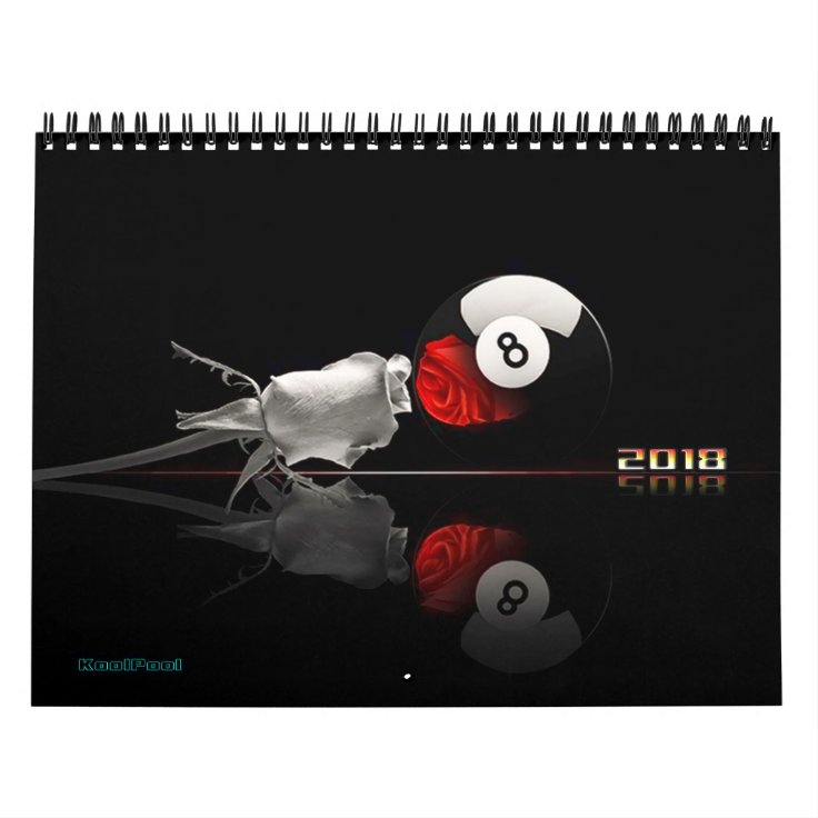 Billiards Calendar 2018 | Zazzle