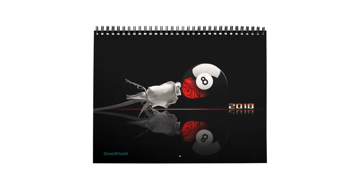 Billiards Calendar 2018 | Zazzle