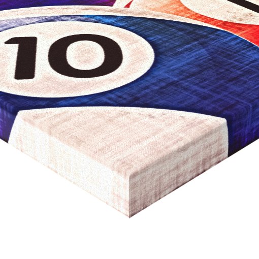 Billiards Collage Triptych Canvas Print | Zazzle