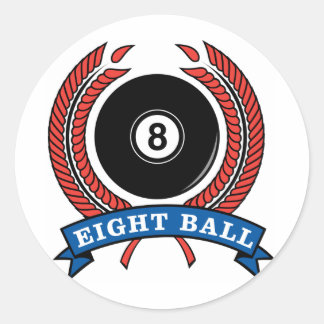 Eight Ball Stickers | Zazzle