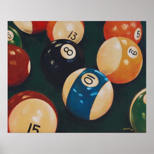 Billiards Poster | Zazzle.com