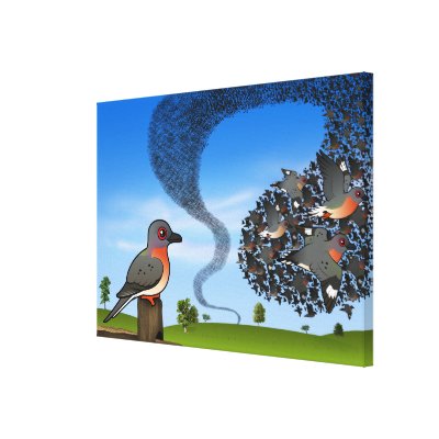 Cute Passenger Pigeon by Birdorable