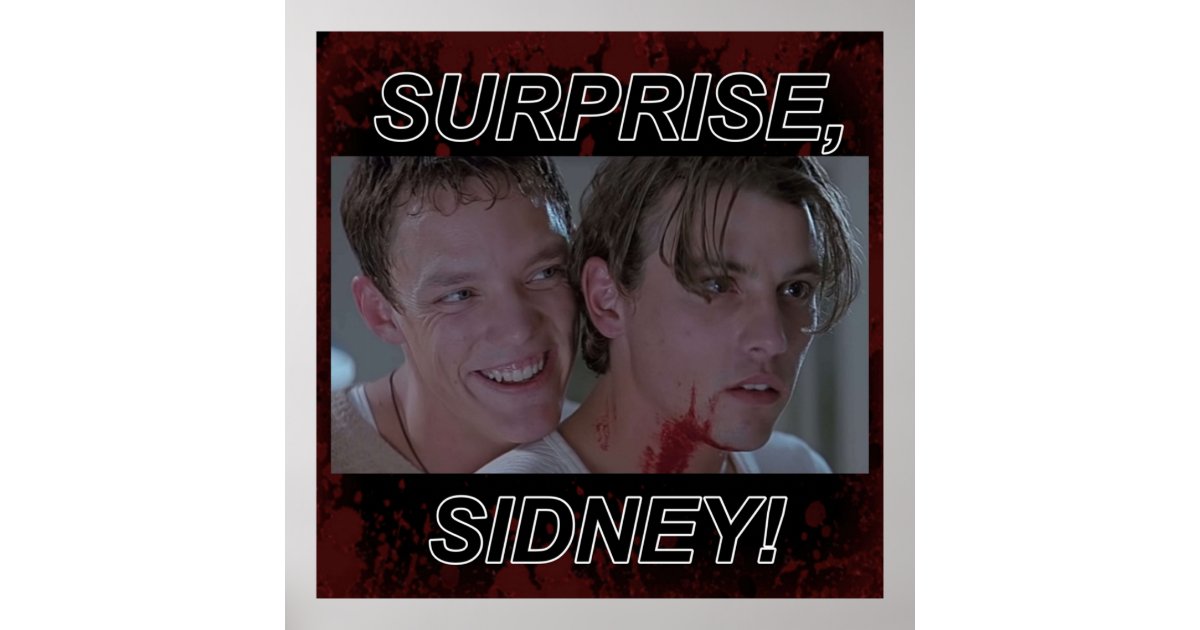 Billy and Stu in Scream Poster | Zazzle