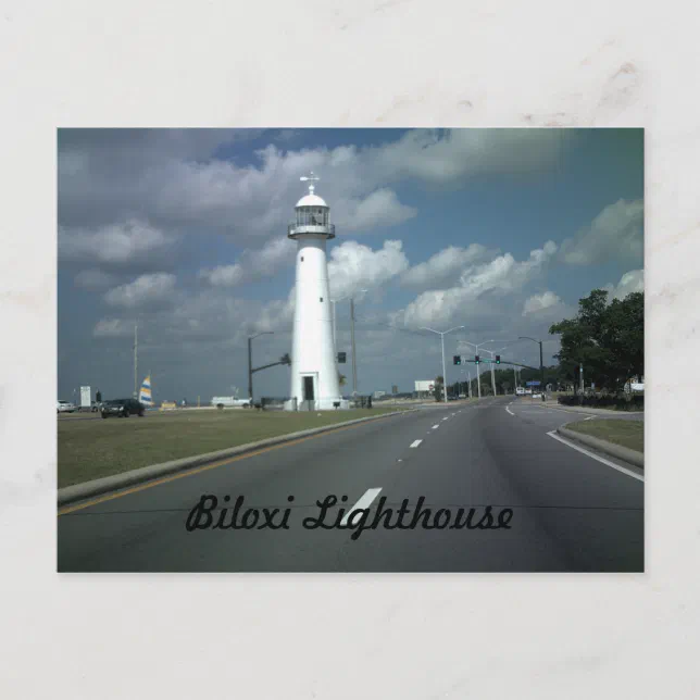 Biloxi Lighthouse Postcard | Zazzle