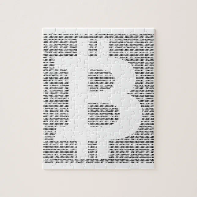 Binary Bitcoin Jigsaw Puzzle | Zazzle