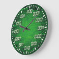 Binary Code Decorative Wall Clock | Zazzle