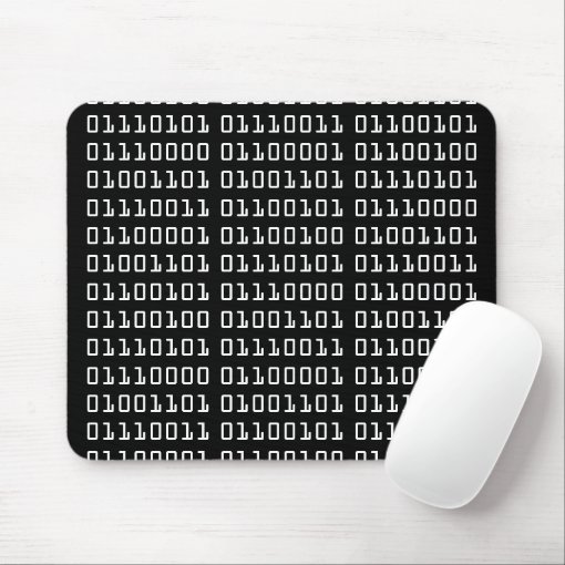 Binary Code Mousepad | Zazzle