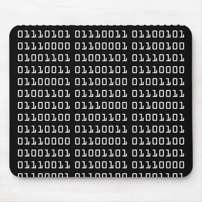 Binary Code Mousepad | Zazzle