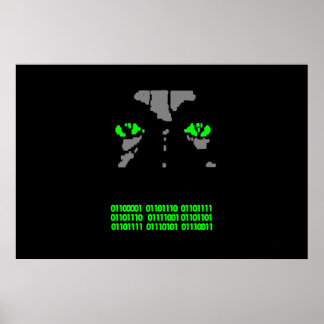 Binary Code Posters | Zazzle