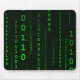 Binary Code square mousepad | Zazzle