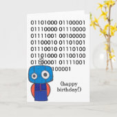 Binary Happy Birthday Card | Zazzle