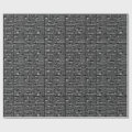 Binary in Black & White Wrapping Paper | Zazzle