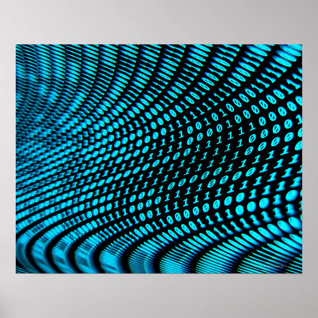 Binary Numbers Poster | Zazzle