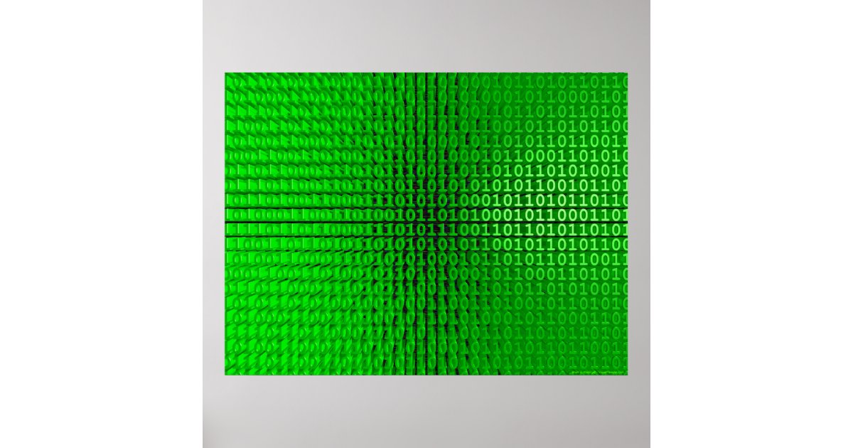 Binary Poster | Zazzle