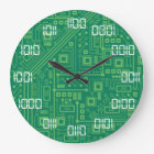 Binary Time Round Clock | Zazzle