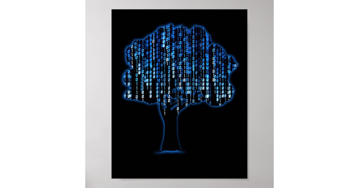 Binary Tree Coding Computer Programmer Poster | Zazzle Binary Tree Coding Computer Programmer Poster | Zazzle