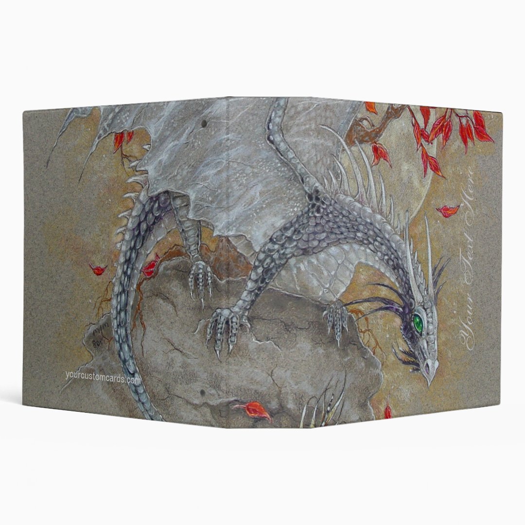 Binder - Autumn Dragon | Zazzle