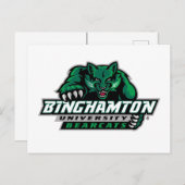 Binghamton University Bearcats Logo Postcard | Zazzle