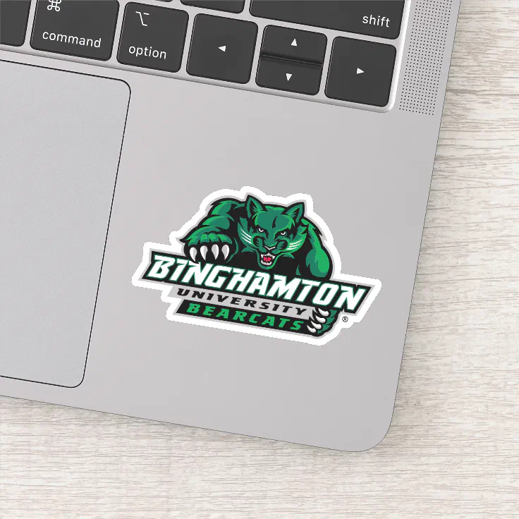 Binghamton University Bearcats Logo Sticker | Zazzle