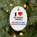 BINGO! Bingo designs for the fabulous player! Ceramic Ornament | Zazzle