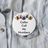 BINGO Button Caller Call My Numbers | Zazzle