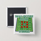 Bingo Button Small Picture Frame Winner! | Zazzle