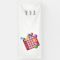 BINGO Card with BINGO Balls Banner | Zazzle