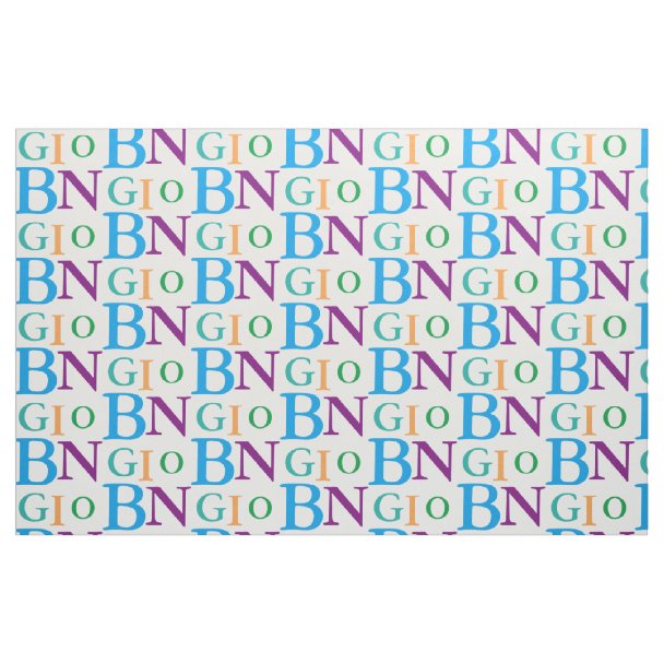Love Heart Bingo Fabric | Zazzle.com