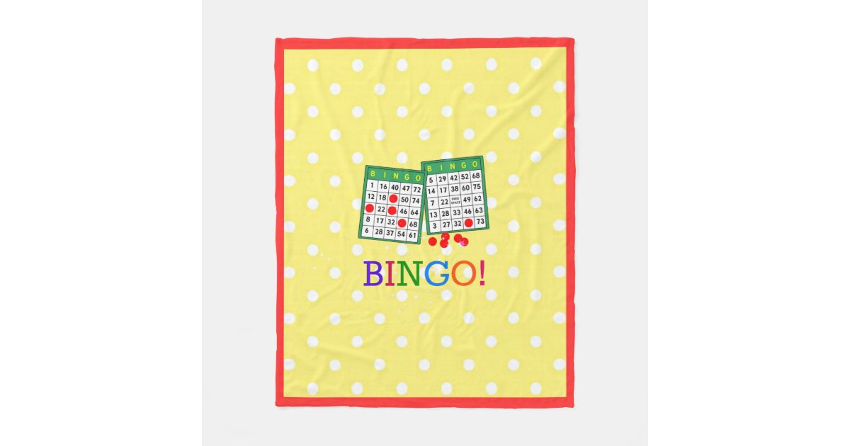 Bingo! Fleece Blanket | Zazzle