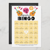 Bingo game Birthday party fiesta Invitation | Zazzle