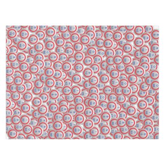 Bingo Hopper Balls in Random Tablecloth | Zazzle