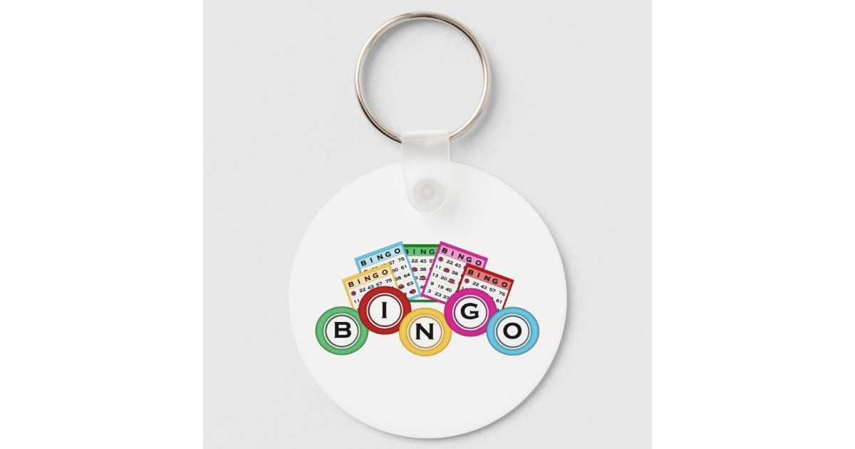 Bingo Keychain | Zazzle