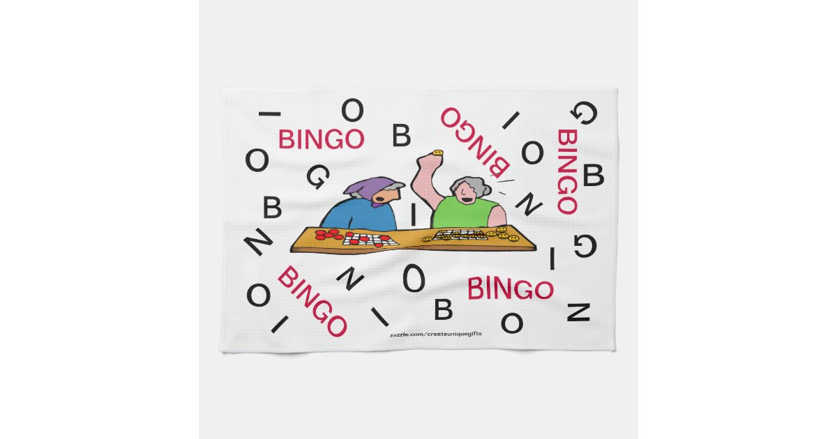 Bingo Kitchen Towel | Zazzle